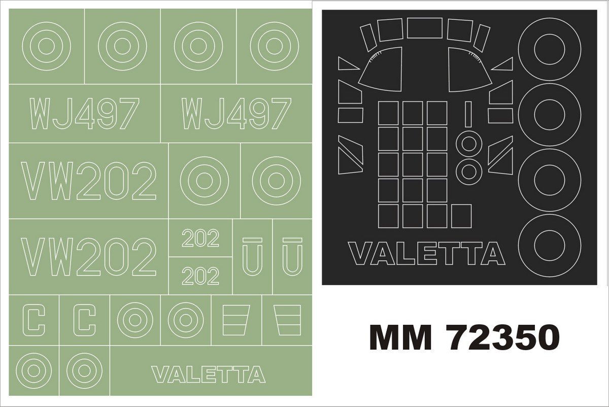 Montex MM72350 VALETTA C.1 1 72 - scale 1:72 - Maxi Mask - Montex ...