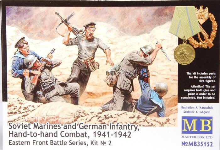 Master Box 35152 Soviet Marines German Infantry 1941-1942 (1 35) - scale 1:35 - Figures