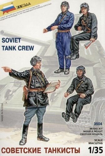 Zvezda 3504 Soviet tank crew - scale 1:35 - Figures