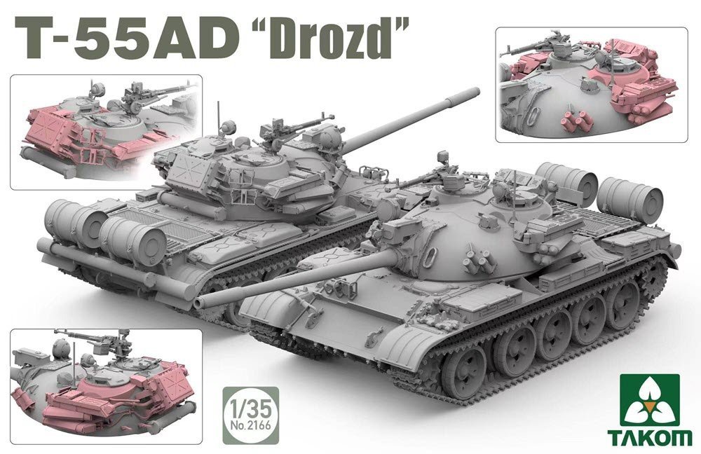 Takom 2166 T-55AD "Drozd" 1 35 - auf 1945 - 1 35 - Military vehicles ...