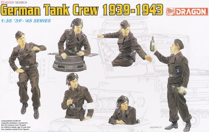Dragon 6375 German Tank Crew (1:35) - scale 1:35 - Figures