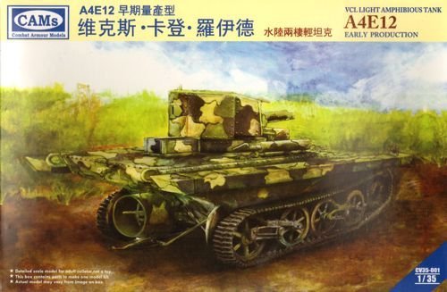 Riich CV35001 VCL Light Amphibious Tank A4E12 Early Production (1:35 ...