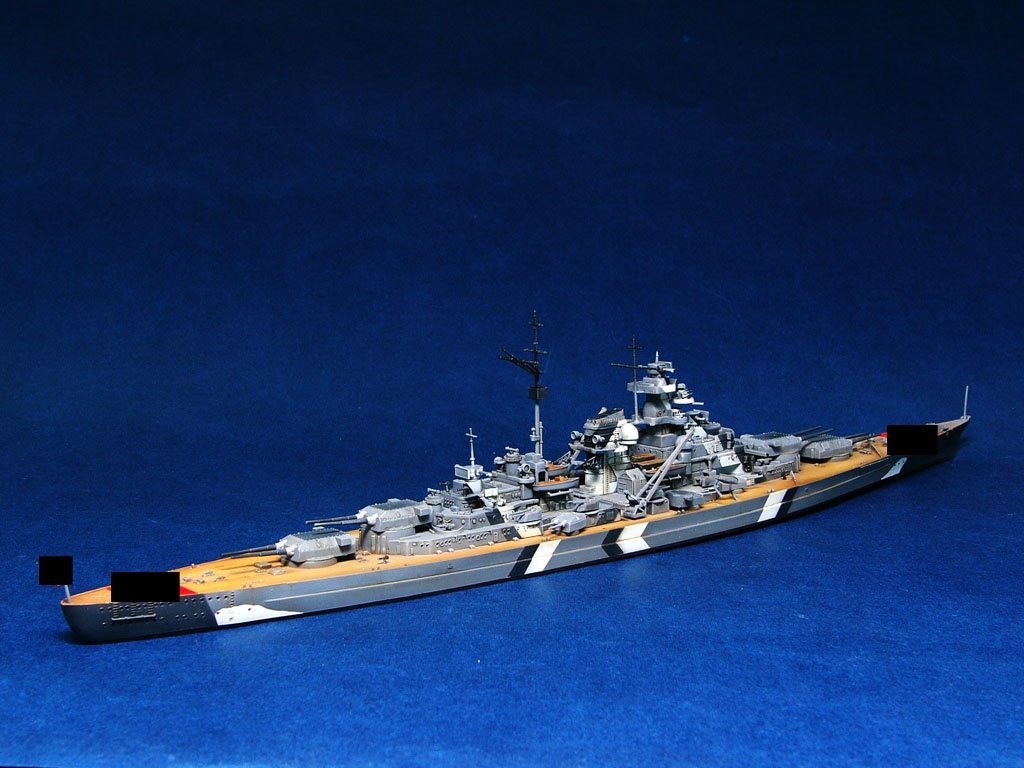 Trumpeter 05711 Germany Bismarck Battleship 1941 1 700 - Skala 1:700 ...