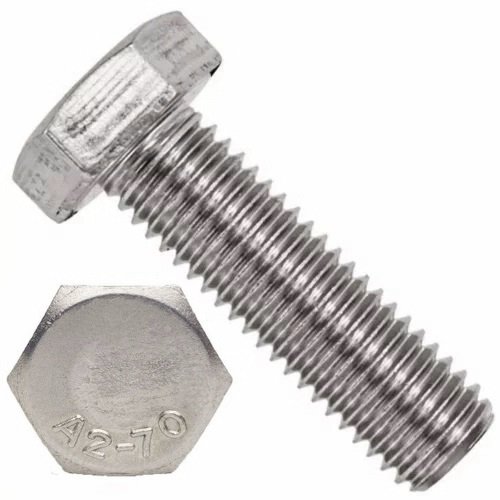 Śruby M12x35 nierdzewne A2 DIN 933 - 10 szt