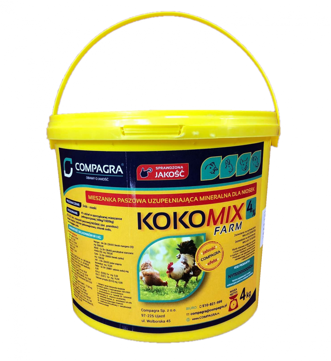 KOKO MIX Witaminy dla kur niosek 4kg