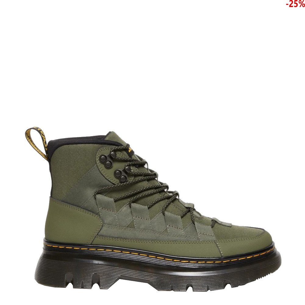 Buty Dr. Martens BOURY UTILITY BOOTS Khaki Green ajax+extra tough 50/50 ...