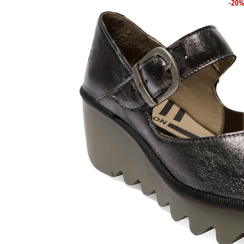 Półbuty Fly London BAXE 428 Graphite Idra P501428002