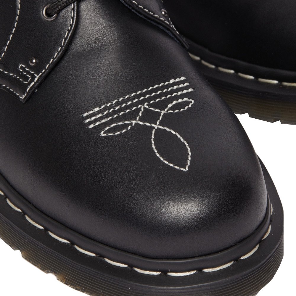 Półbuty Dr. Martens 1461 CONTRAST STITCH Black Wanama 31625001