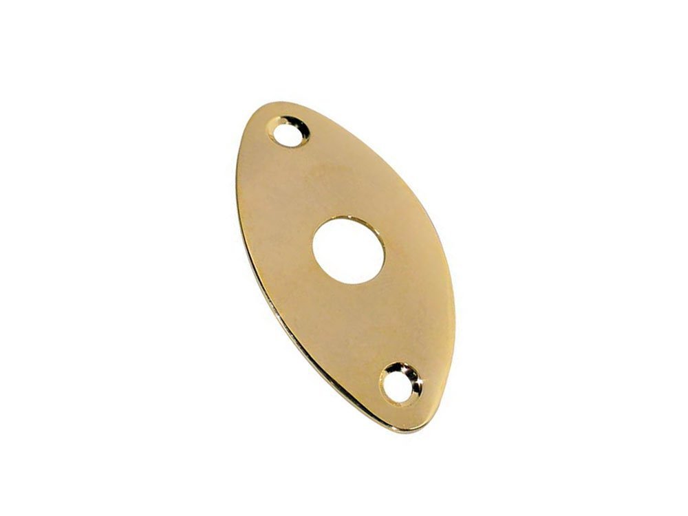 Płytka gniazda jack VPARTS Oval VJP-003 (GD) - Płytki gniazda jack ...