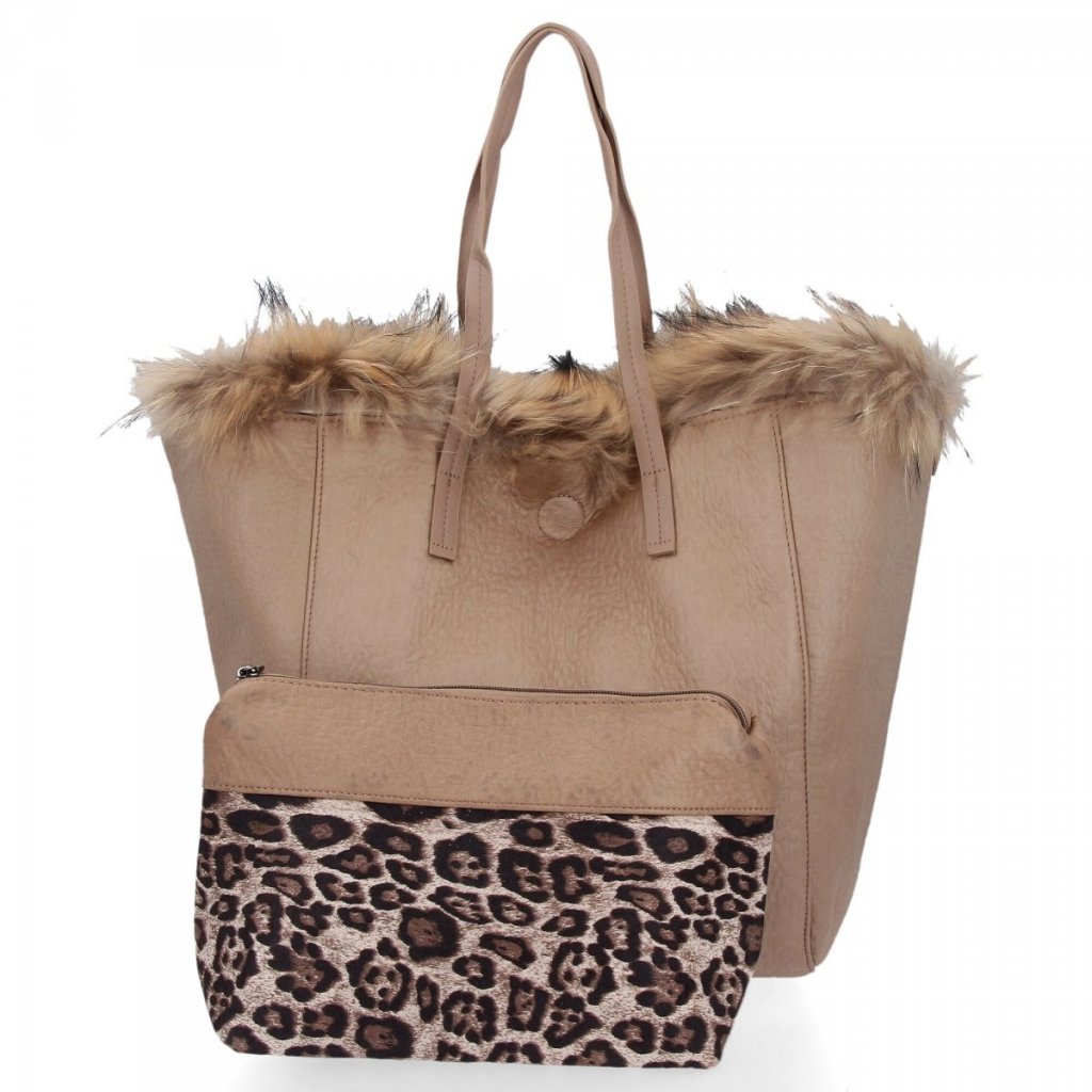 Női Táská shopper bag Potri bézs PF766 - ZOBRAZIT VŠECHNY - DÁMSKÉ KABELKY