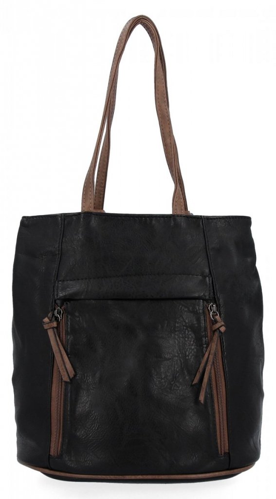 Uniwersalna Torebka Damska Plecak 2w1 firmy Hernan HB0355-1 Czarna ...