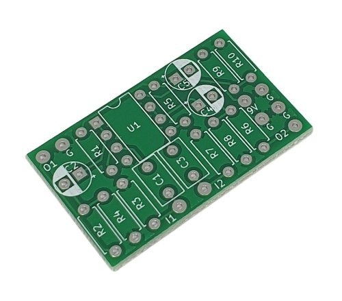 Płytka PCB - Bufor X2 do efektu gitarowego - Zestawy do efektów DIY ...