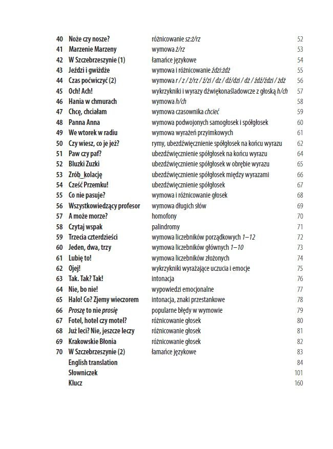 Fonetyka. Testuj Swój Polski A1-B1 - A1 - Introduction to Polish ...