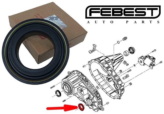 Uszczelniacz przedniego wału reduktora BW4482 BW4485 Chevrolet Tahoe ...