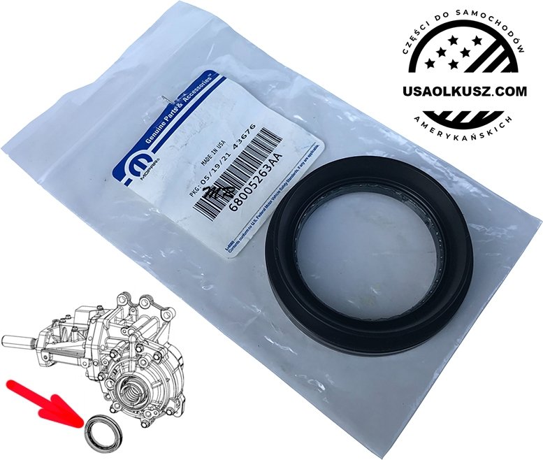 Uszczelniacz półosi reduktora Jeep Patriot AWD - Reduktor - Patriot - Jeep