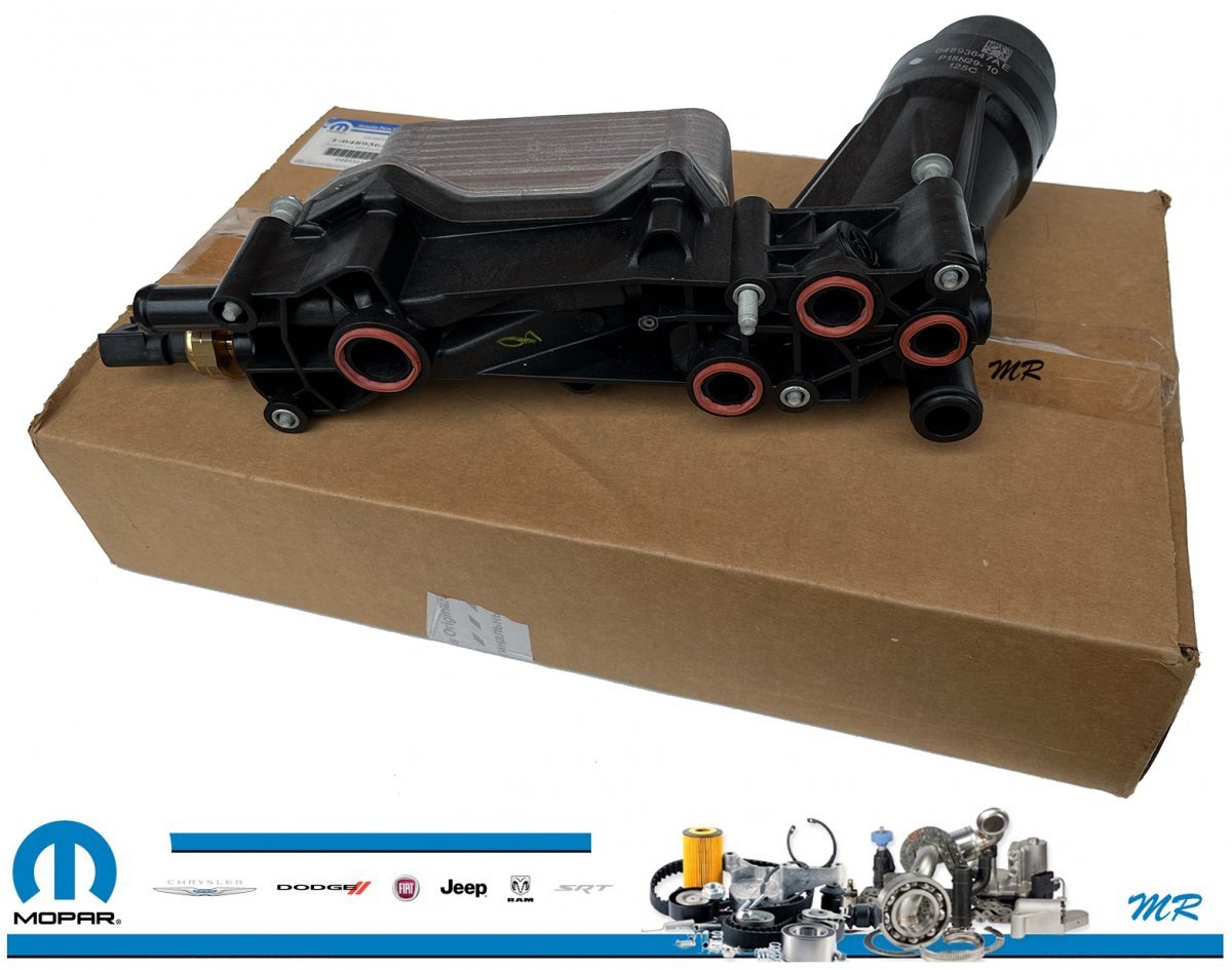 Obudowa filtra oleju z chłodnicą MOPAR Jeep Gladiator JT 3,6 V6 ...