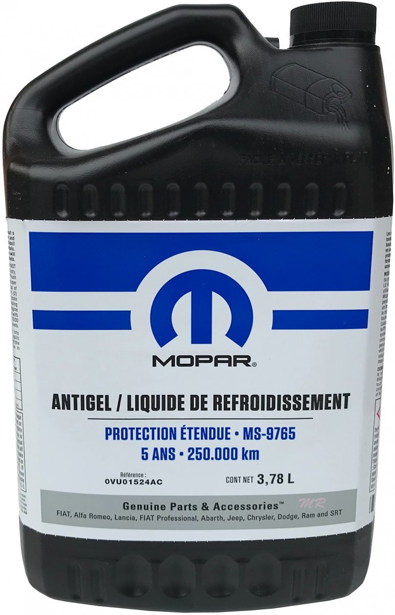 ORYGINALNY koncentrat płynu chłodzącego silnik MOPAR MS-9765 - MOPAR ...