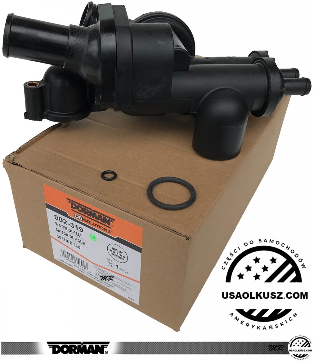 Obudowa termostatu z termostatami kolektor wodny Dodge Avenger 2,4 2008 ...