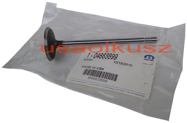 Zawór ssący dolotowy Dodge Charger 2,7 V6 - SILNIK 2,7 V6 - Części ...