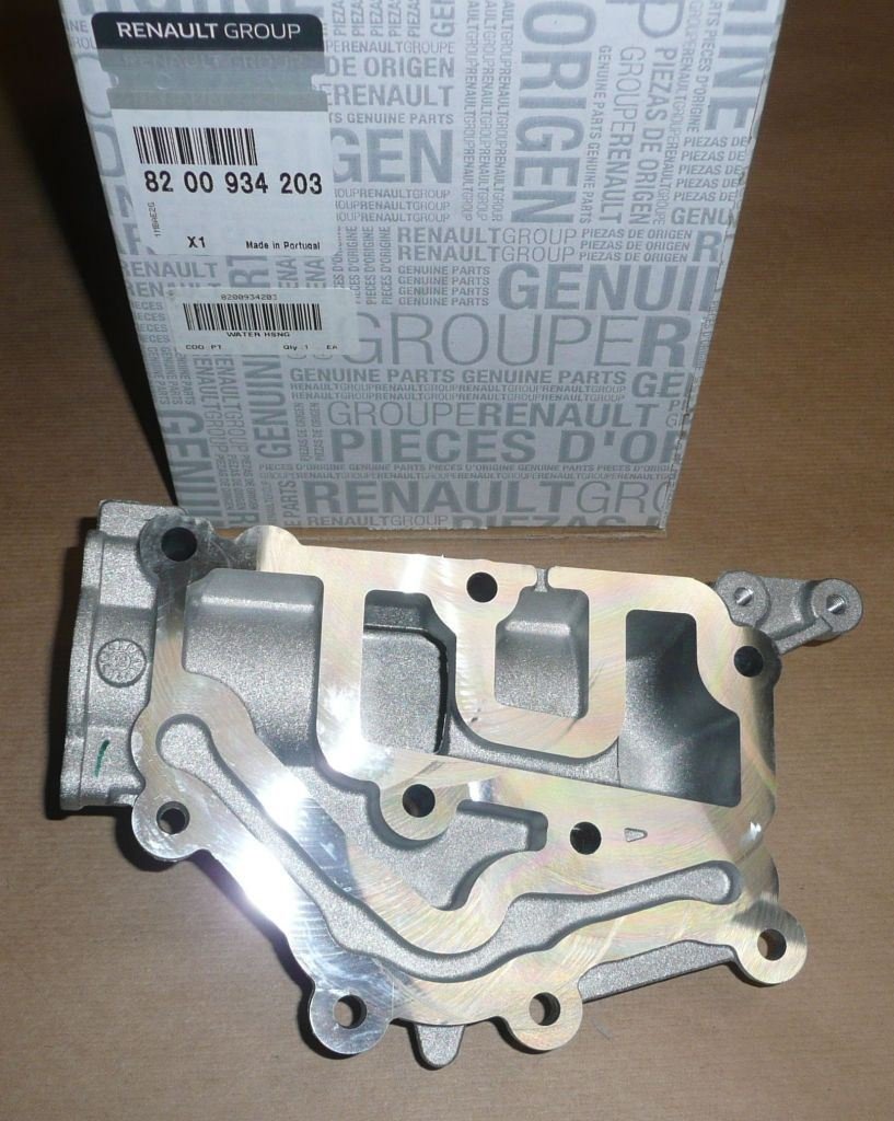 Original Boîtier de thermostat Renault Megane II en métal , 8200934203