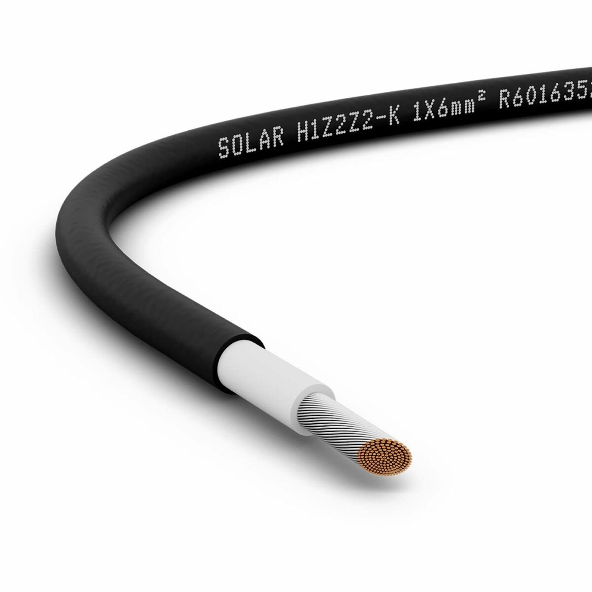 Kabel fotowoltaiczny H1Z2Z2-K-6MM2/500M, 1x6mm2, 0,6/1kV (czarny, szpula 500m)