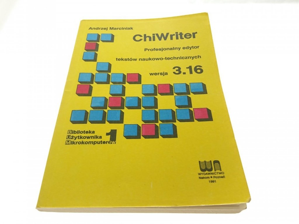CHIWRITER. PROFESJONALNY EDYTOR...WERSJA 3.16 1991 - Internet ...
