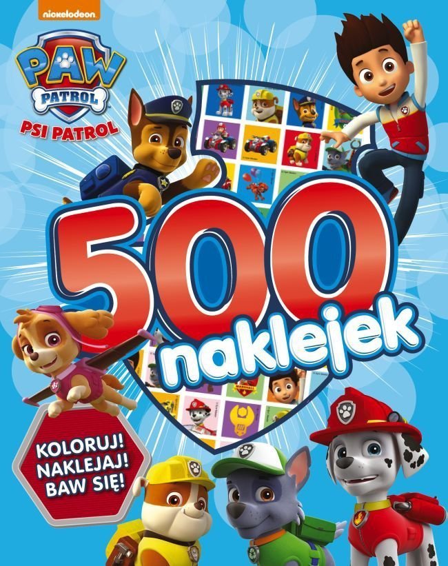 Psi Patrol 500 naklejek