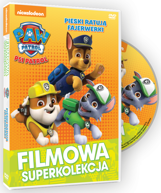 Filmowa Superkolekcja Psi Patrol Pieski ratują fajerwerki DVD
