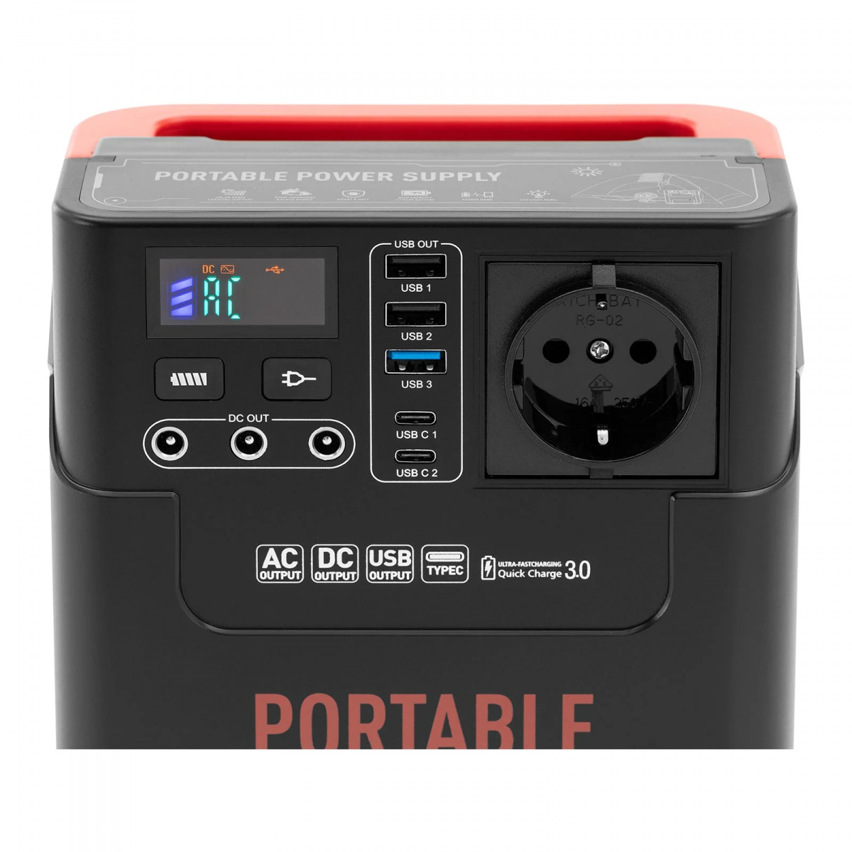 msw 10062406 Stacja zasilania - 20 Ah - 3 x USB - 2 x USB-C MSW-POWER 600B 4062859196583