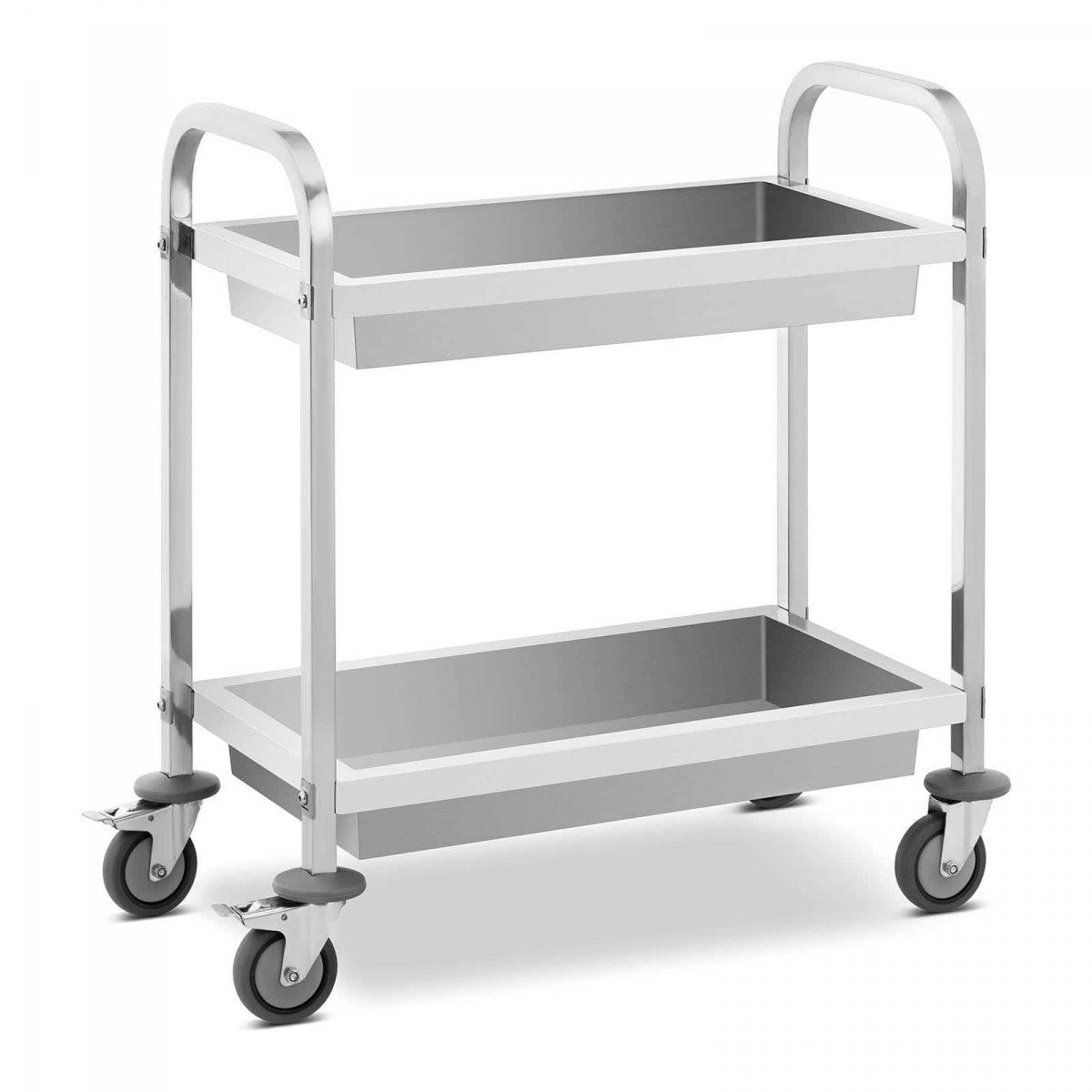 ROYAL CATERING 10012725 Wózek gastronomiczny - 2 półki - 62,6 x 33,5 x ...