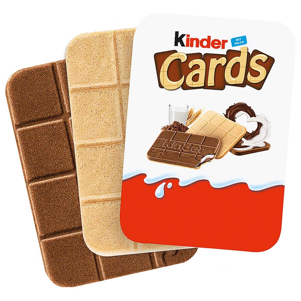 Kinder Cards Ciasteczka Krem Mleko Kakao 10szt 128g - Marjadin.pl