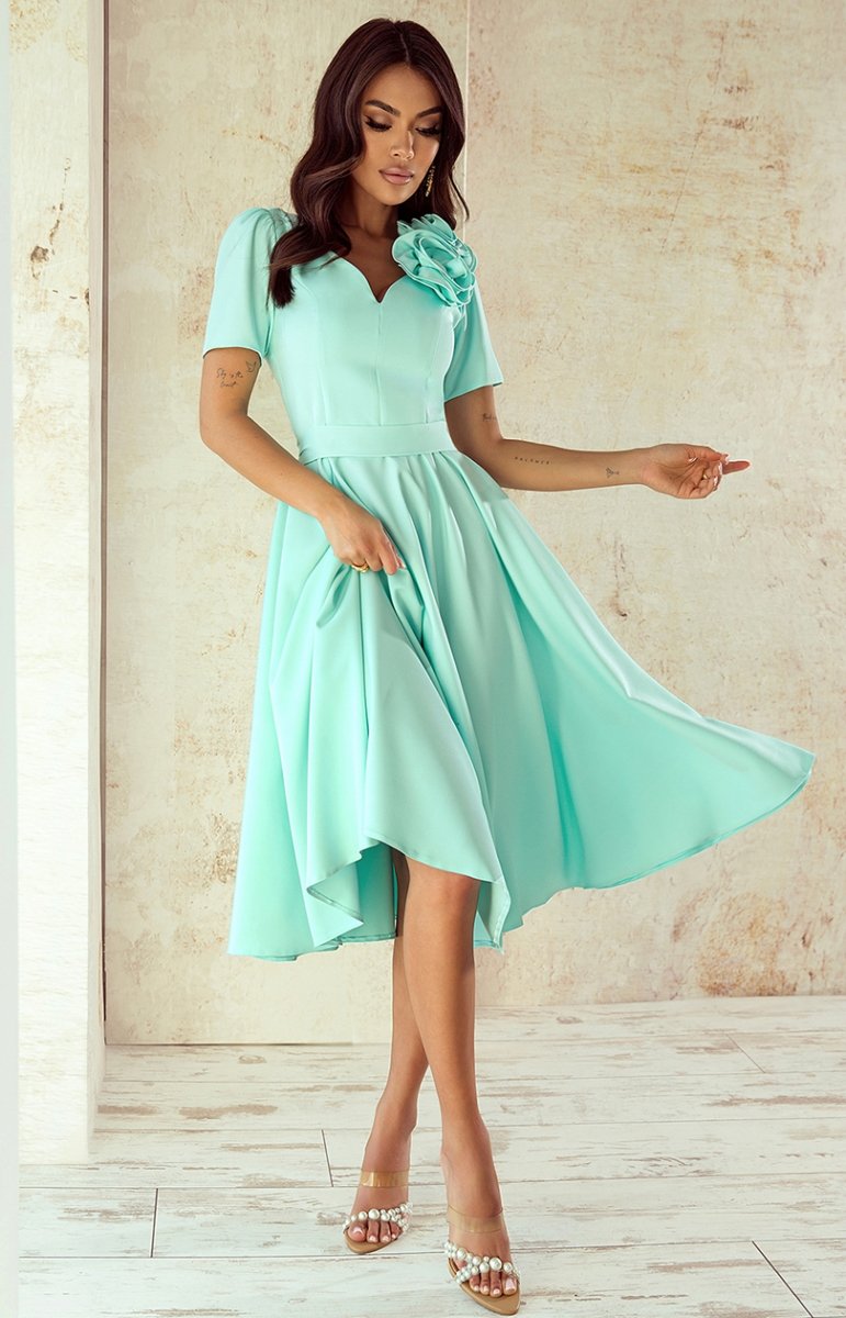 Elizabeth Rubi błękitna sukienka midi | Intimiti.pl