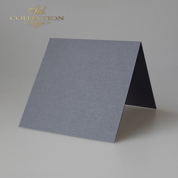 Card Base BDK-028 * iridescent dark silver colour