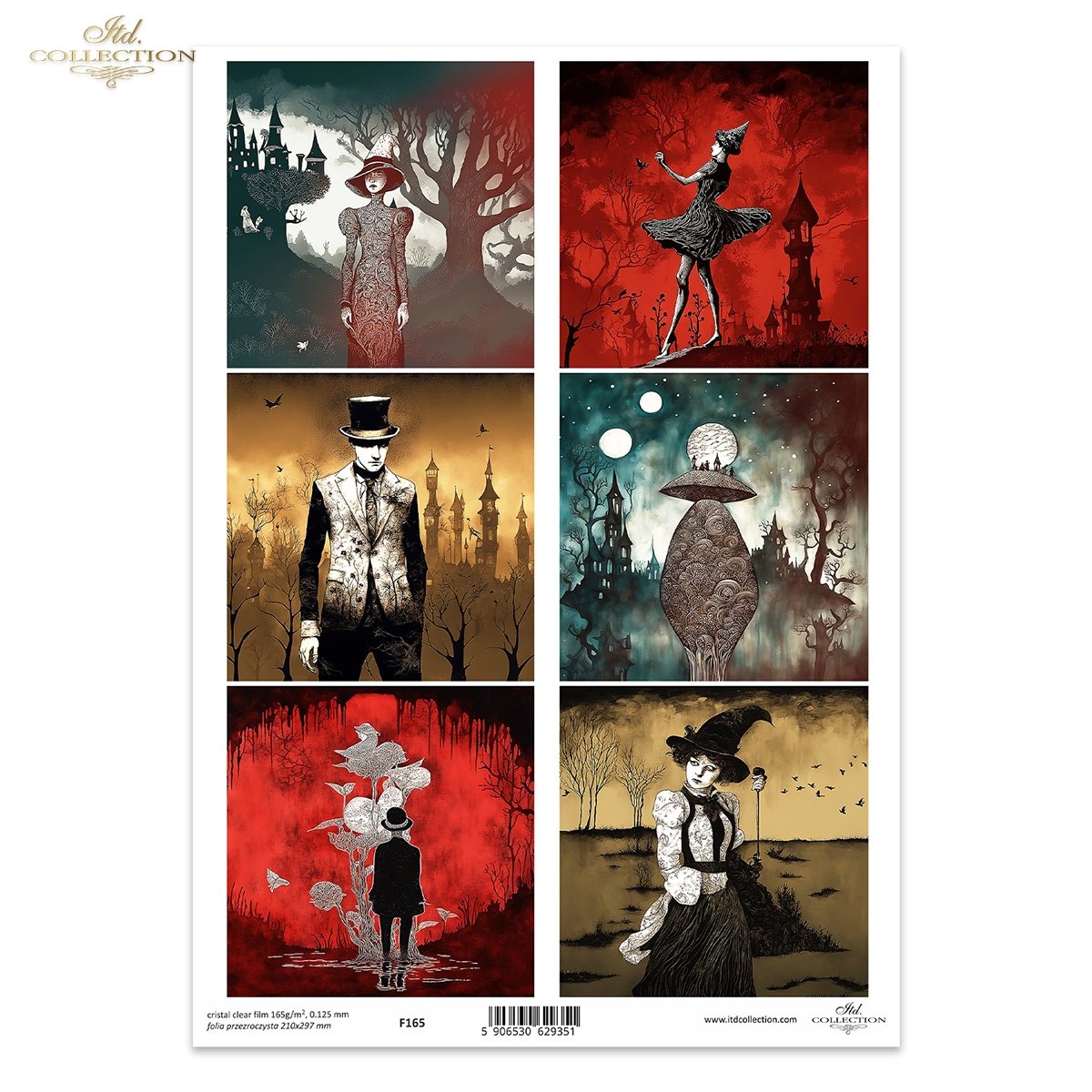 folia przezroczysta F165 * mroczny krajobraz, tajemnicze scenerie