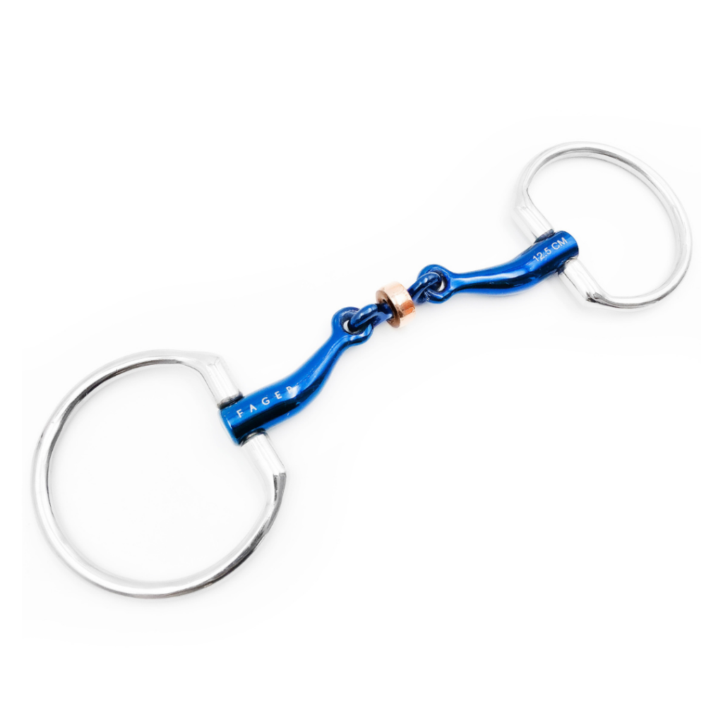 FAGER MARCUS SWEET IRON FIXED RING Wędzidło anatomiczne podwójnie łamane